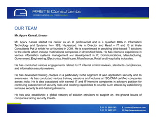 Arete Consulants Pvt. Ltd. | PDF