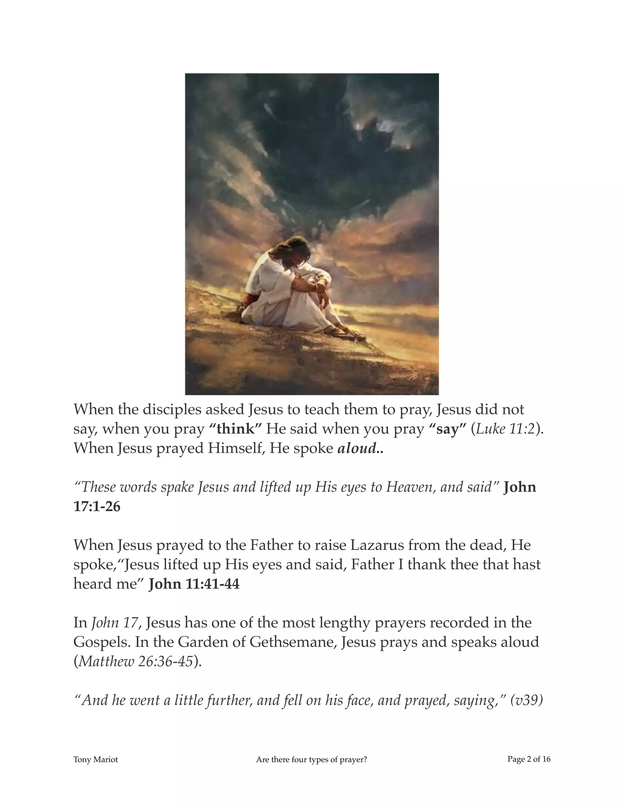 Are there four different types of prayer? | PDF