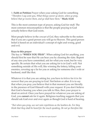 Are there four different types of prayer? | PDF