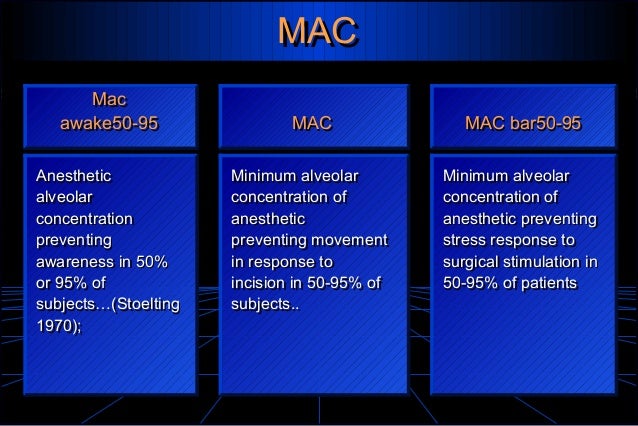 Are there limits for general anesthesia