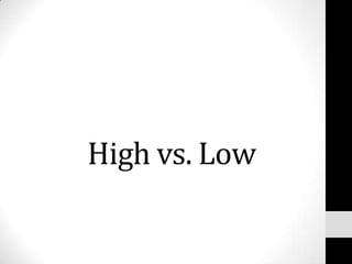 Are these high sounds or low sounds | PPTX