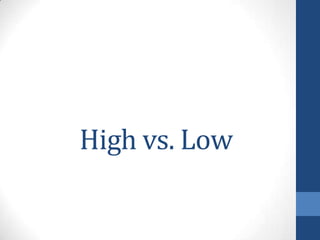 Are these high sounds or low sounds v2 | PPTX