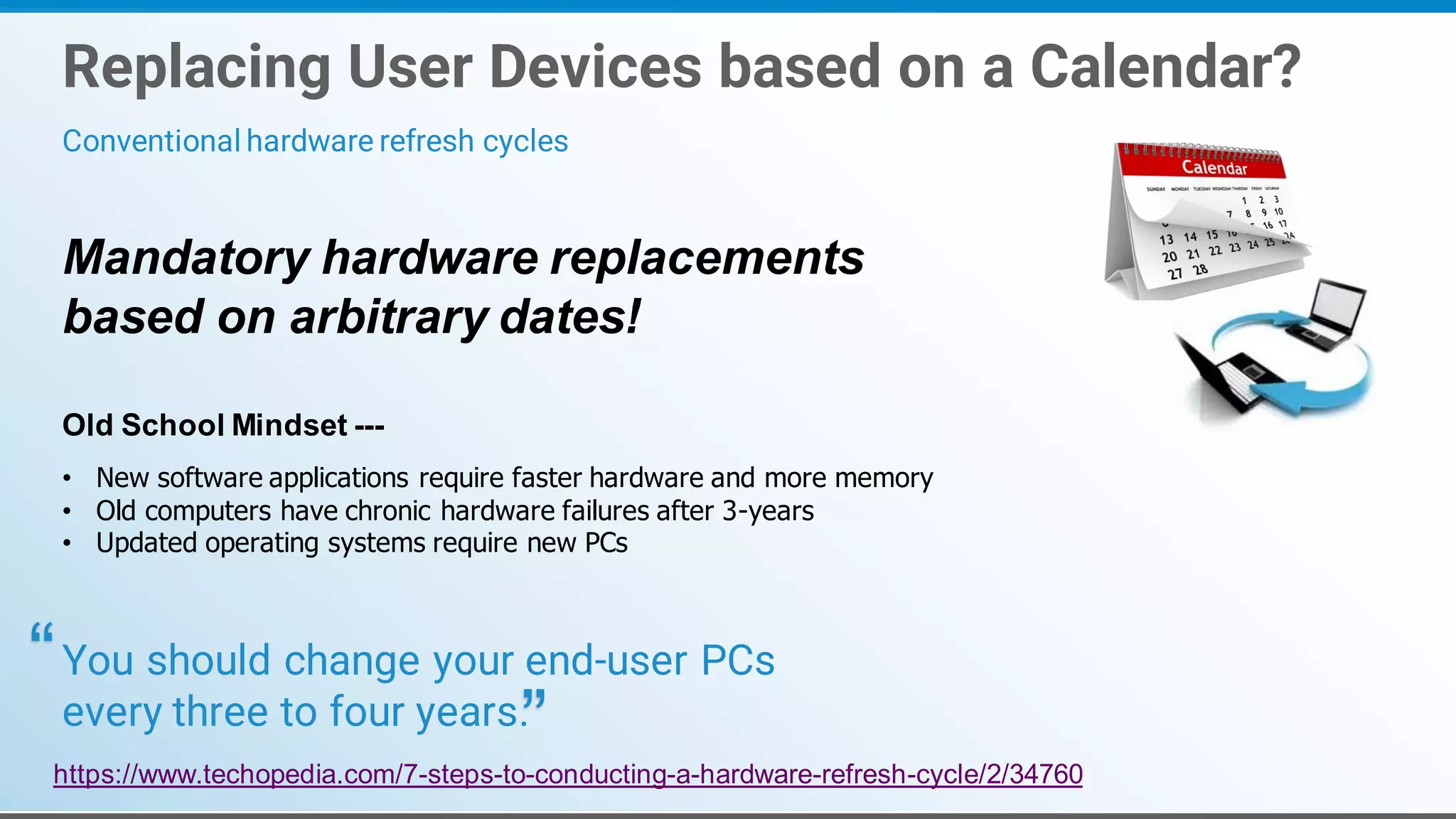 Are Those End-User Hardware Upgrades Necessary Right Now? Maybe Not | PPT