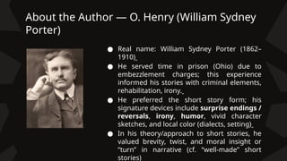 A Retrieved Reformation By O. Henry.pptx