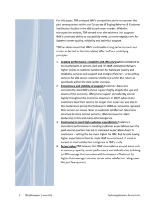 A Retrospective Analysis of IBM x86-based Server Customer Satisfaction | PDF | IT and Internet ...