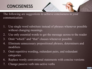 The Seven C's of Business Communication | PPT