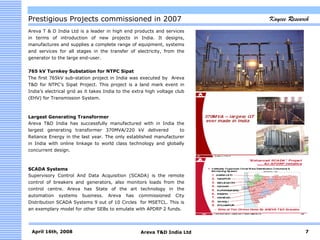 Areva t&d india ltd.pdf (ankush1) | PDF