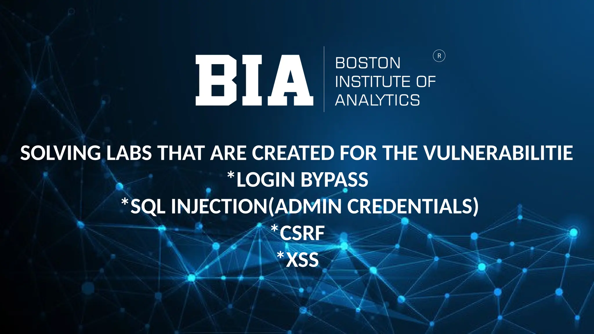 Solving Labs For Vulnerabilities Login Bypass And Sql Injection Exploits