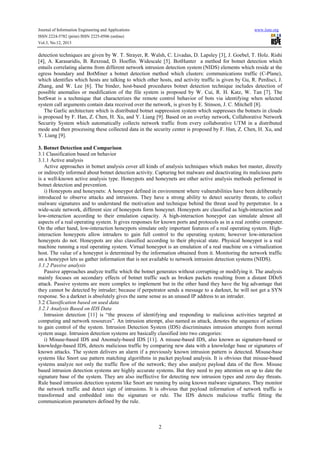 A review botnet detection and suppression in clouds | PDF