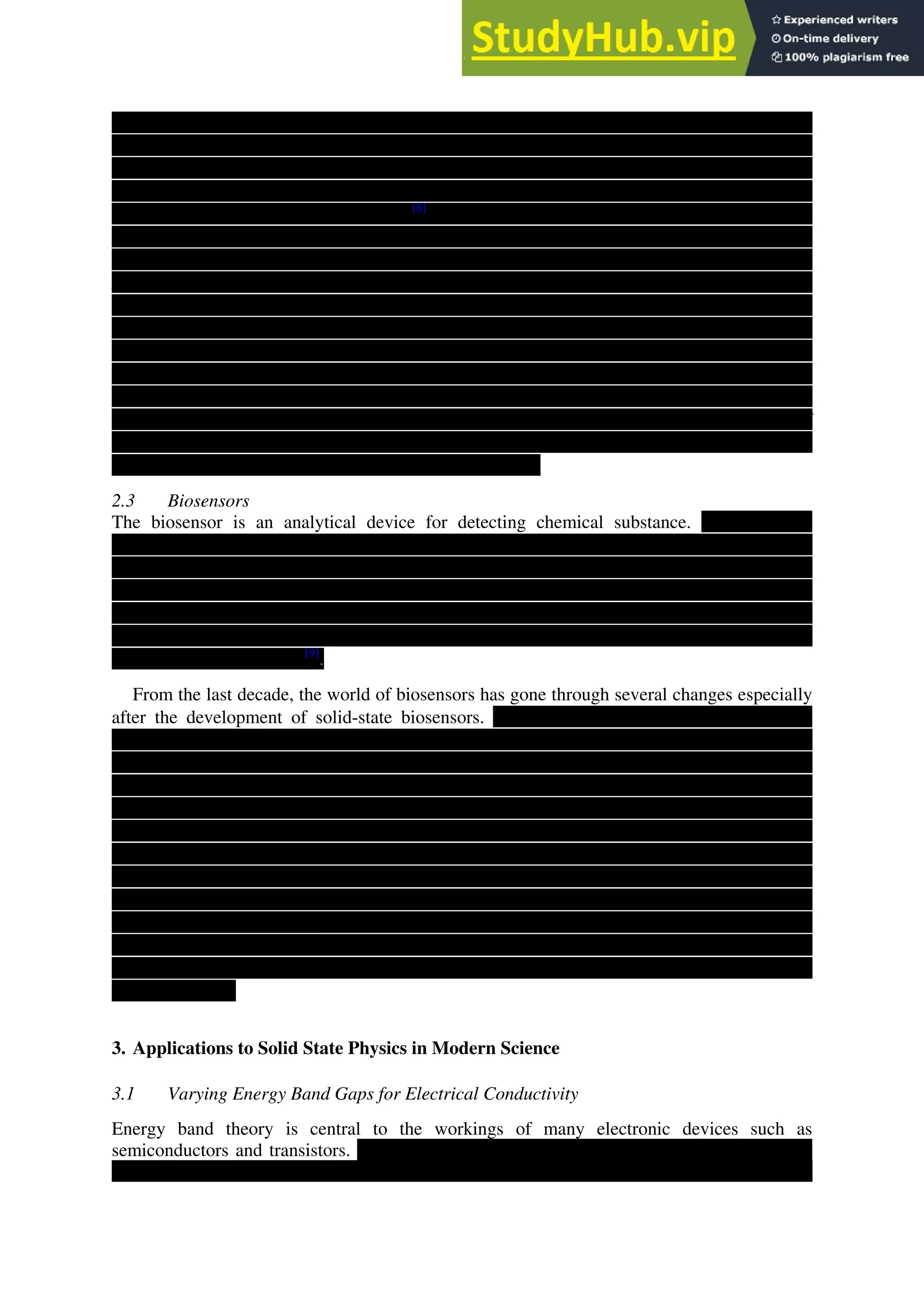 A Review Article On The Roles Of Solid State Physics In The Modern Science Development | PDF