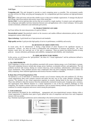 A Review Grid Computing | PDF | Internet | Computing