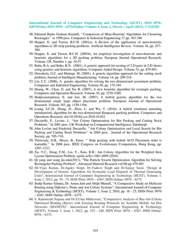 A Review Meta Heuristic Approaches For Solving Rectangle Packing Problem Pdf