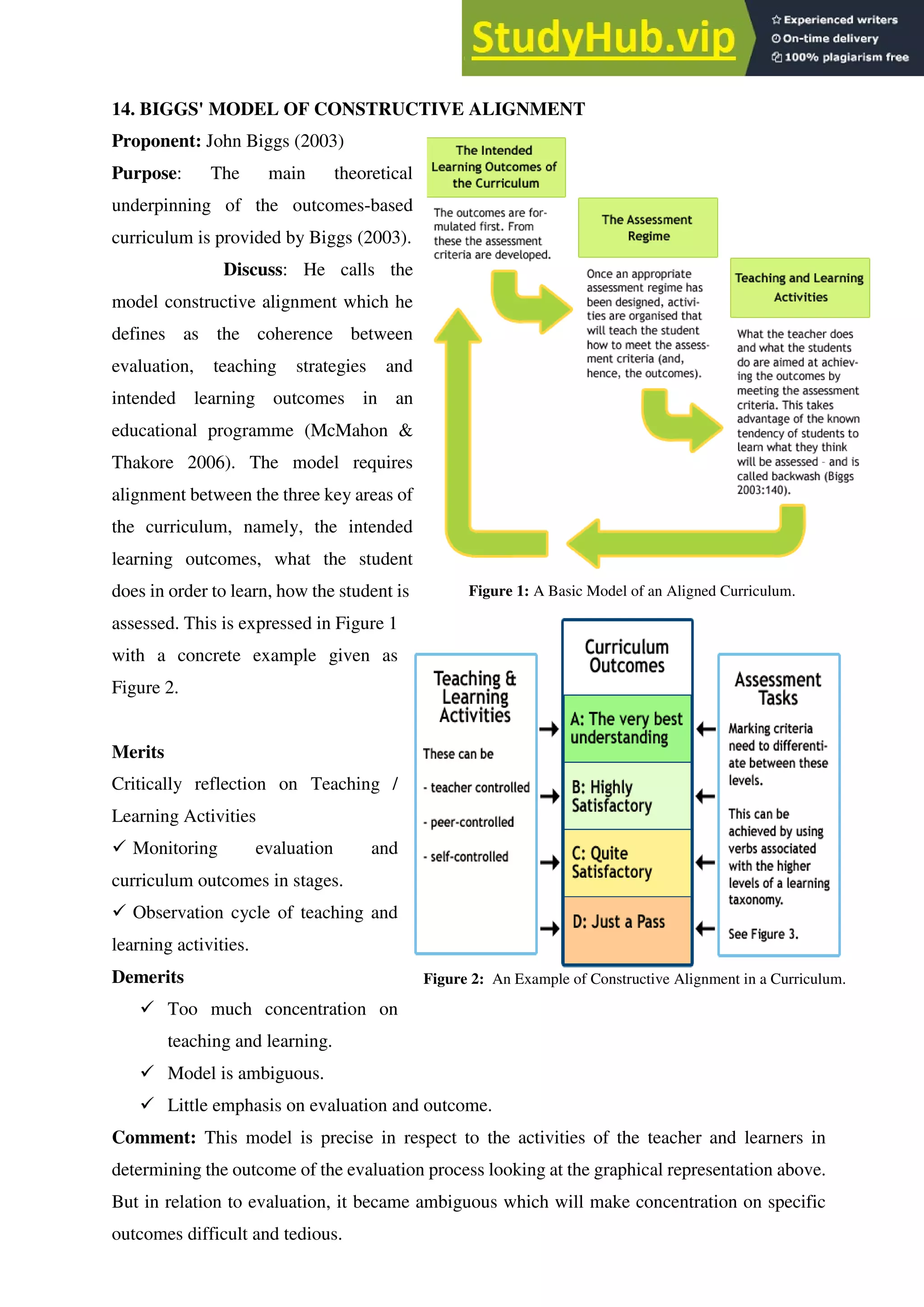 A REVIEW MODELS OF CURRICULUM EVALUATION | PDF