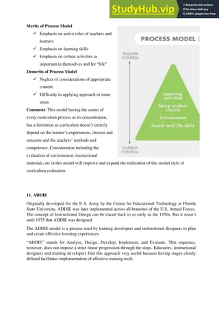 A REVIEW MODELS OF CURRICULUM EVALUATION | PDF