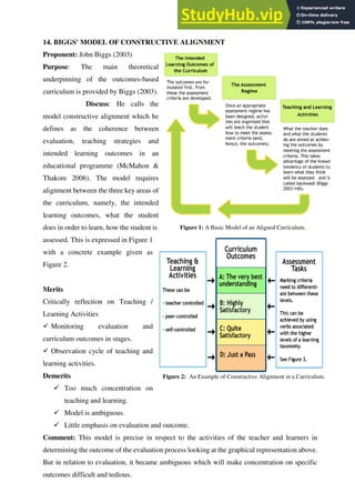 A REVIEW MODELS OF CURRICULUM EVALUATION | PDF