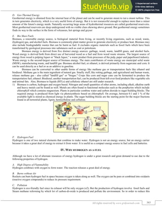A Review Of Alternate Fuels | PDF