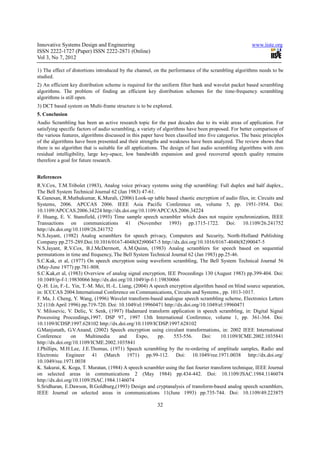 A review of analog audio scrambling methods for residual intelligibility | PDF