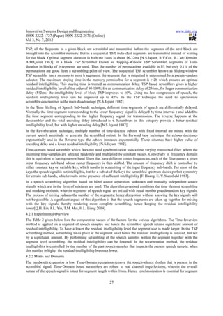 A review of analog audio scrambling methods for residual intelligibility | PDF