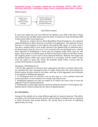 A review of anomaly based intrusions detection in multi tier web ...