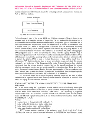 A review of anomaly based intrusions detection in multi tier web applications | PDF