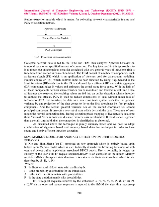 A review of anomaly based intrusions detection in multi tier web applications | PDF