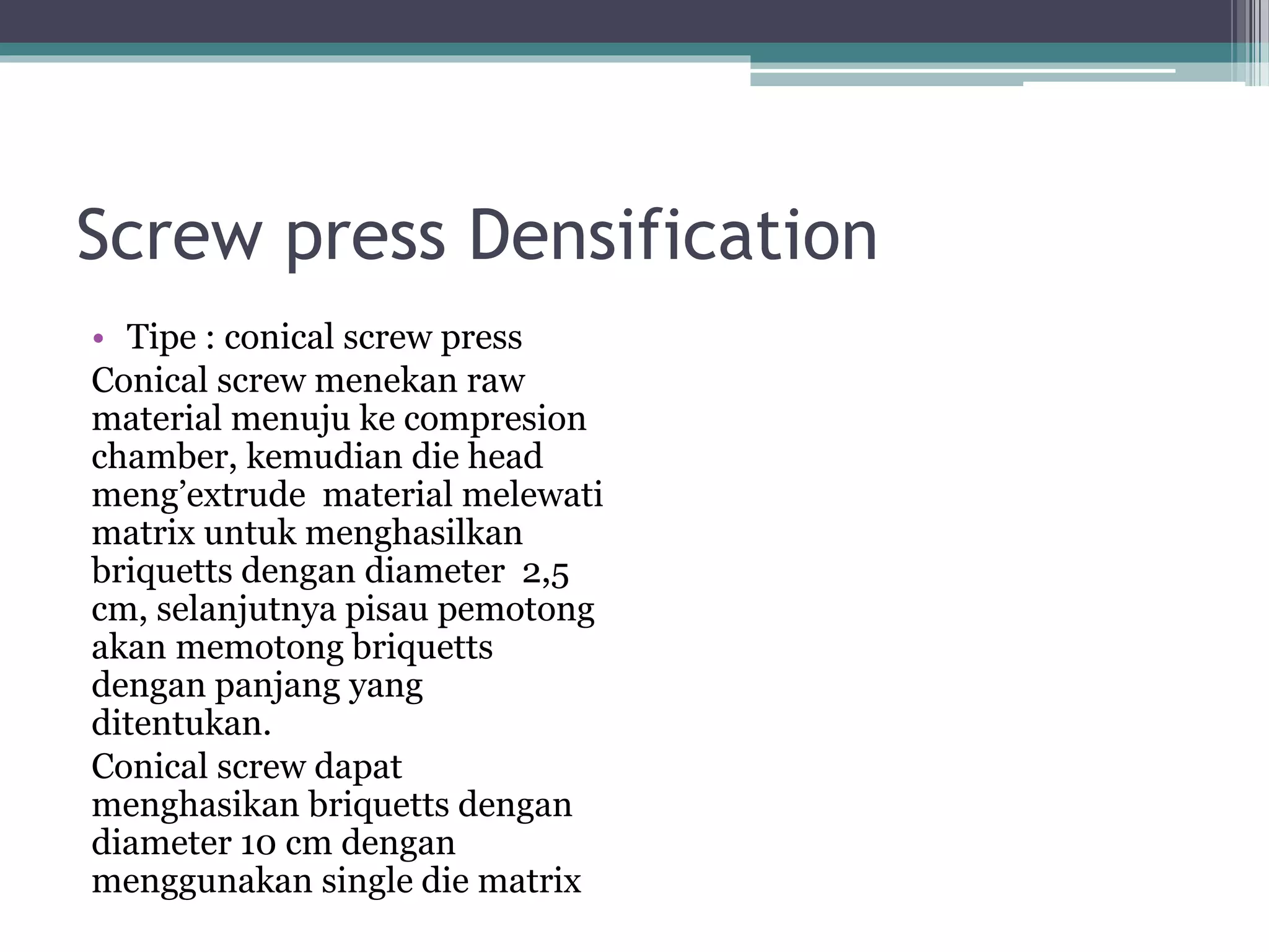 A review of biomass densification | PPTX