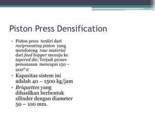 A review of biomass densification | PPT