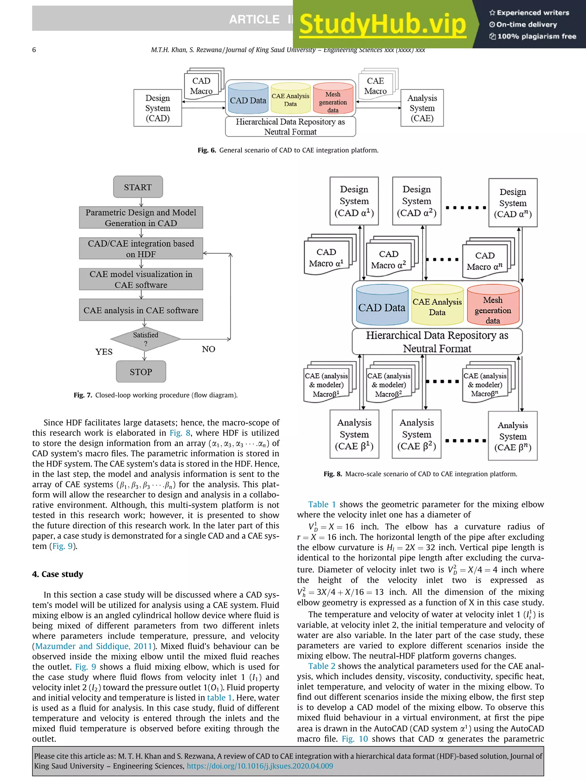 A Review Of CAD To CAE Integration With A Hierarchical Data Format (HDF)-Based Solution | PDF
