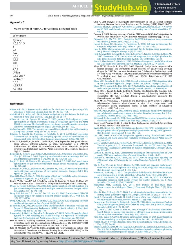 A Review Of CAD To CAE Integration With A Hierarchical Data Format (HDF)-Based Solution | PDF