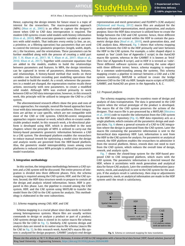 A Review Of CAD To CAE Integration With A Hierarchical Data Format (HDF)-Based Solution | PDF