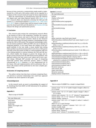 A Review Of CAD To CAE Integration With A Hierarchical Data Format (HDF)-Based Solution | PDF