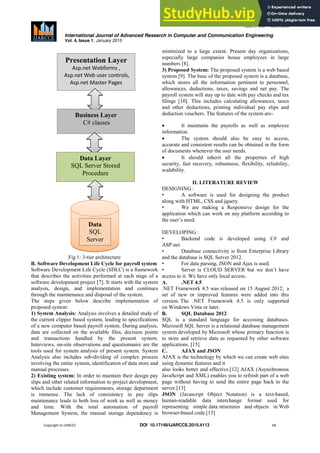 A Review Of Computerized Payroll System | PDF