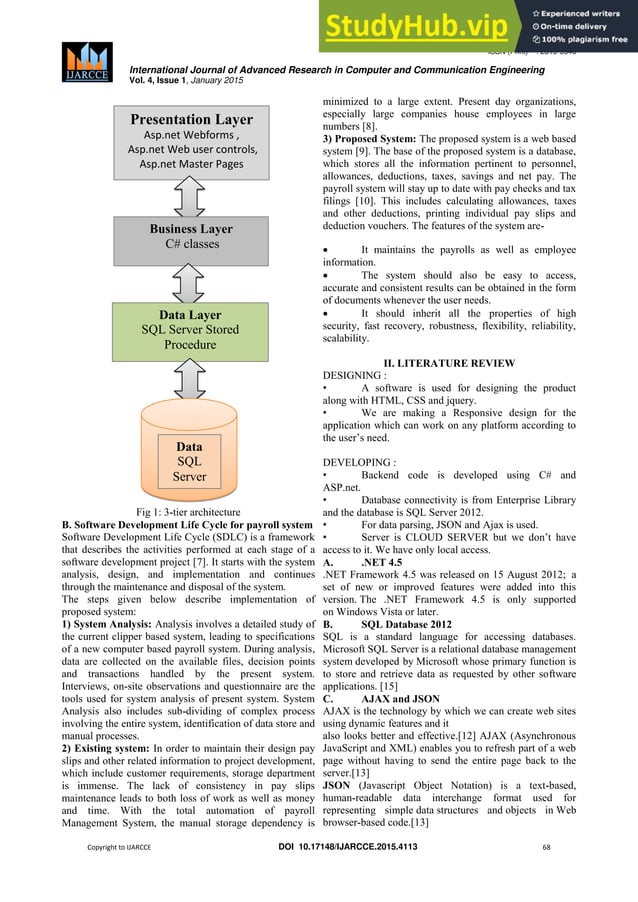 A Review Of Computerized Payroll System | PDF