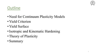 A review of constitutive models for plastic deformation | PPTX