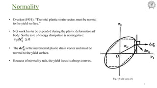 A review of constitutive models for plastic deformation | PPTX