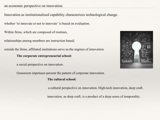 A review of contemporary innovation a schumpeterian perspective | PPT