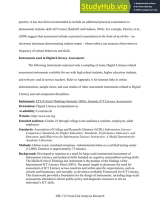 A Review Of Digital Literacy Assessment Instruments | PDF