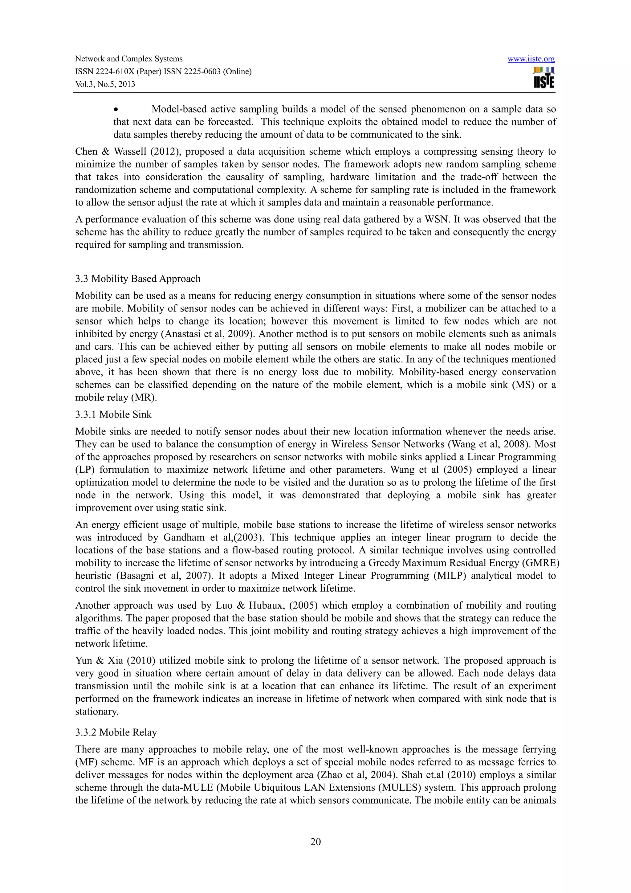 A review of energy conservation in wireless sensor networks | PDF