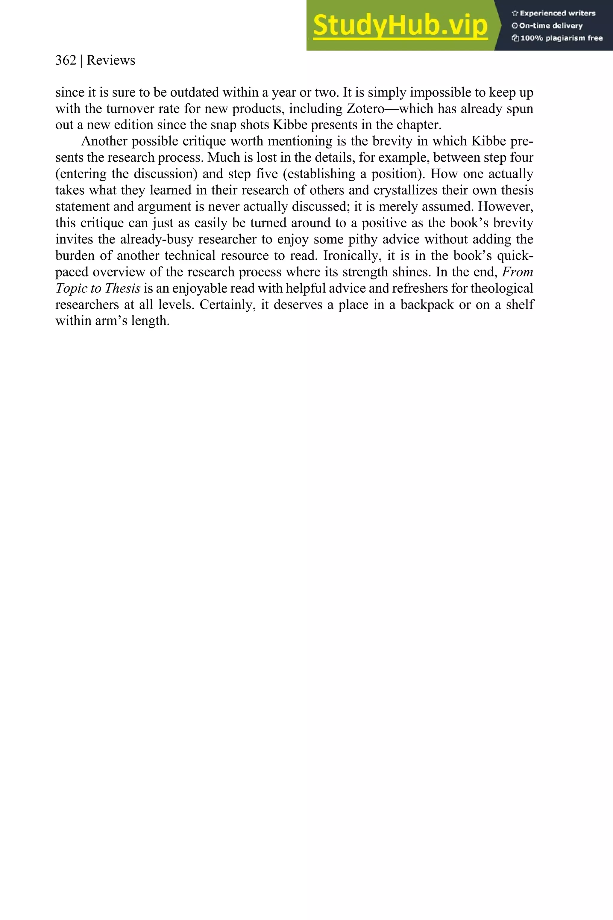 A Review of From Topic to Thesis by Michael Kibbe.pdf