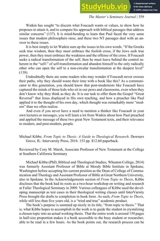 A Review of From Topic to Thesis by Michael Kibbe.pdf