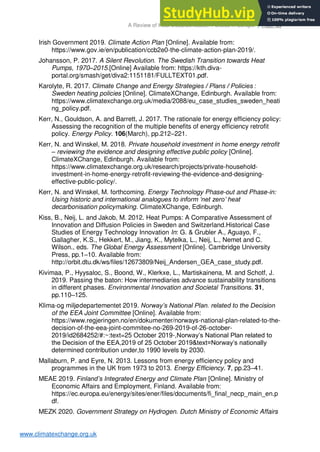 A Review Of Heat Decarbonisation Policies In Europe | PDF