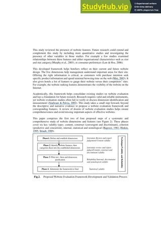 A Review Of Hospitality Website Design Frameworks | PDF