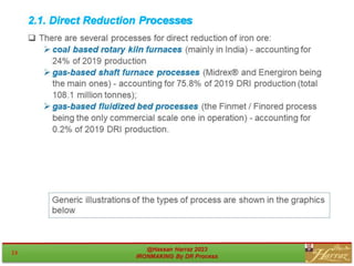 A REVIEW OF IRONMAKING BY DIRECT REDUCTION PROCESSES.pdf | Chemistry ...