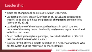 A Review of Leadership | PPTX