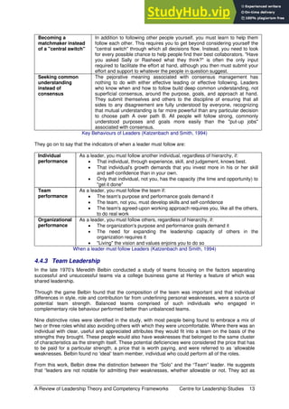 A Review Of Leadership Theory And Competency Frameworks | PDF