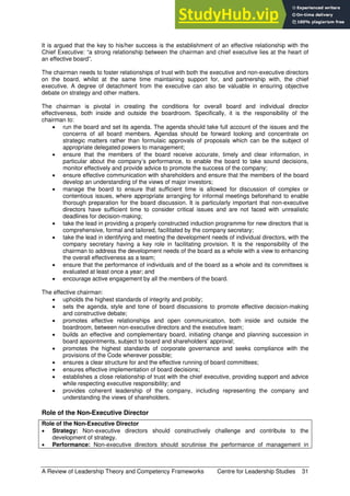 A Review Of Leadership Theory And Competency Frameworks | PDF