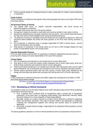 A Review Of Leadership Theory And Competency Frameworks | PDF