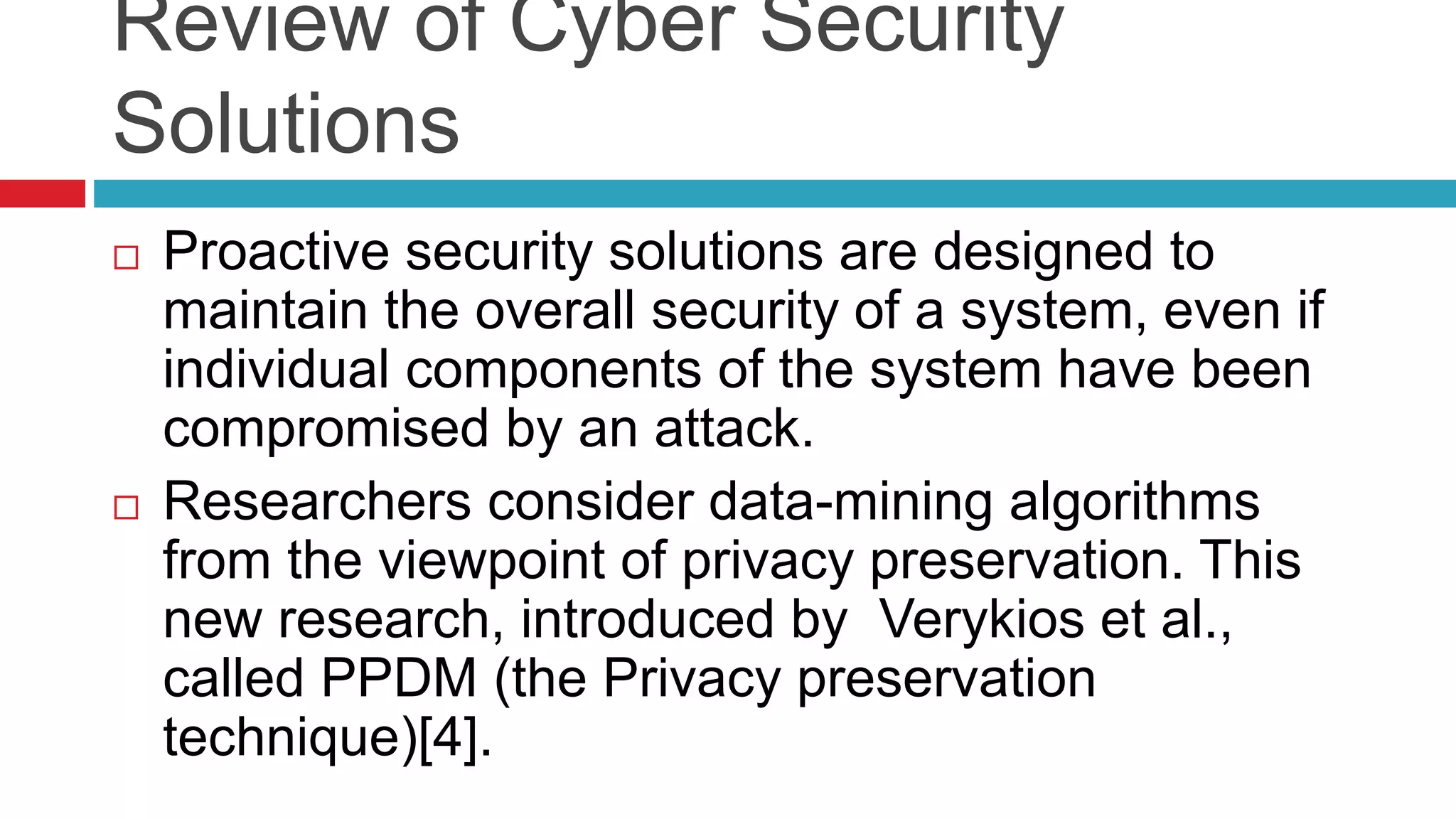 A review of machine learning based anomaly detection | PPT