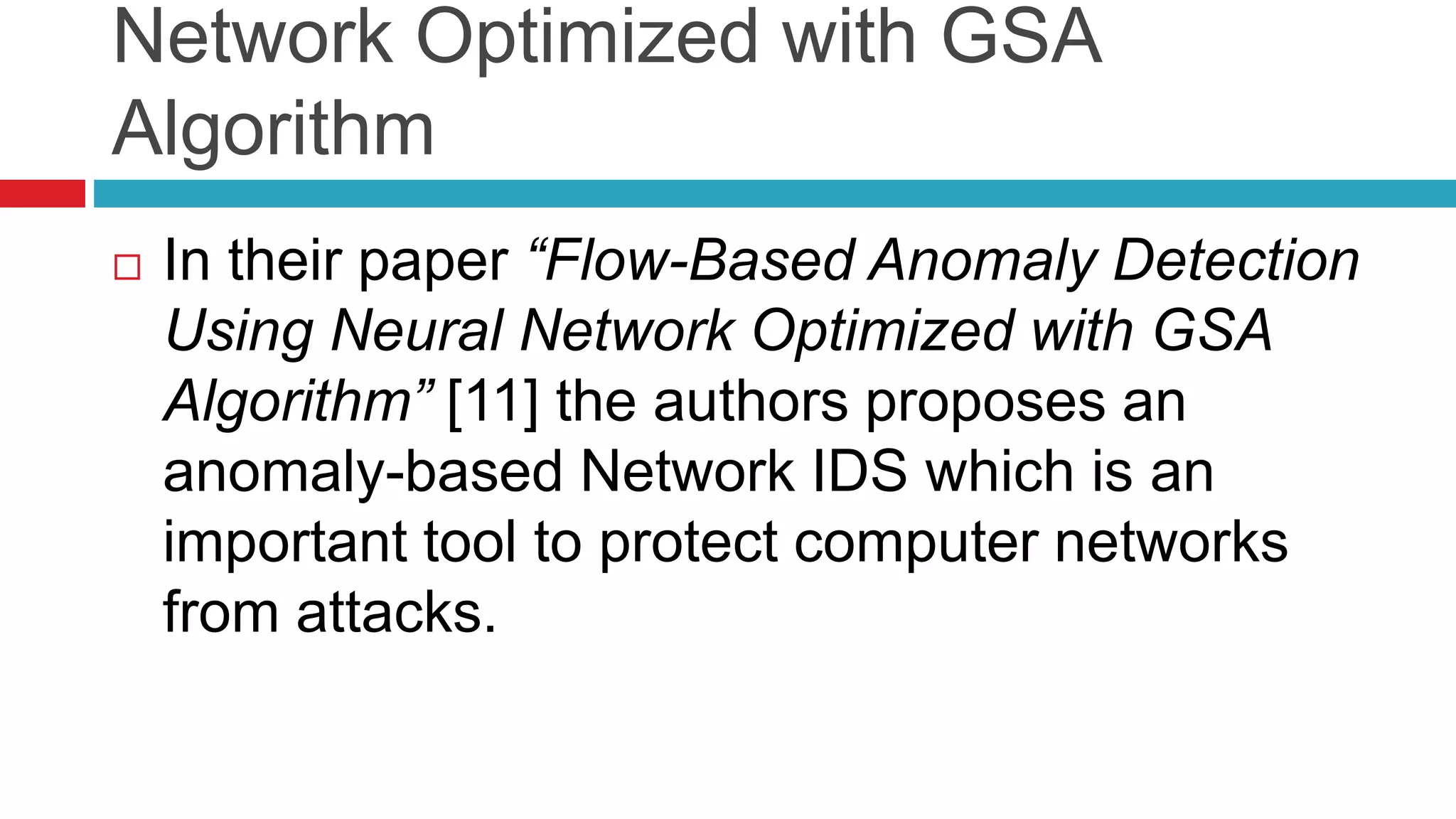A Review Of Machine Learning Based Anomaly Detection Pptx Computer