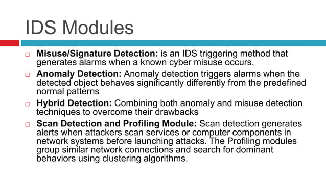 A Review Of Machine Learning Based Anomaly Detection Ppt